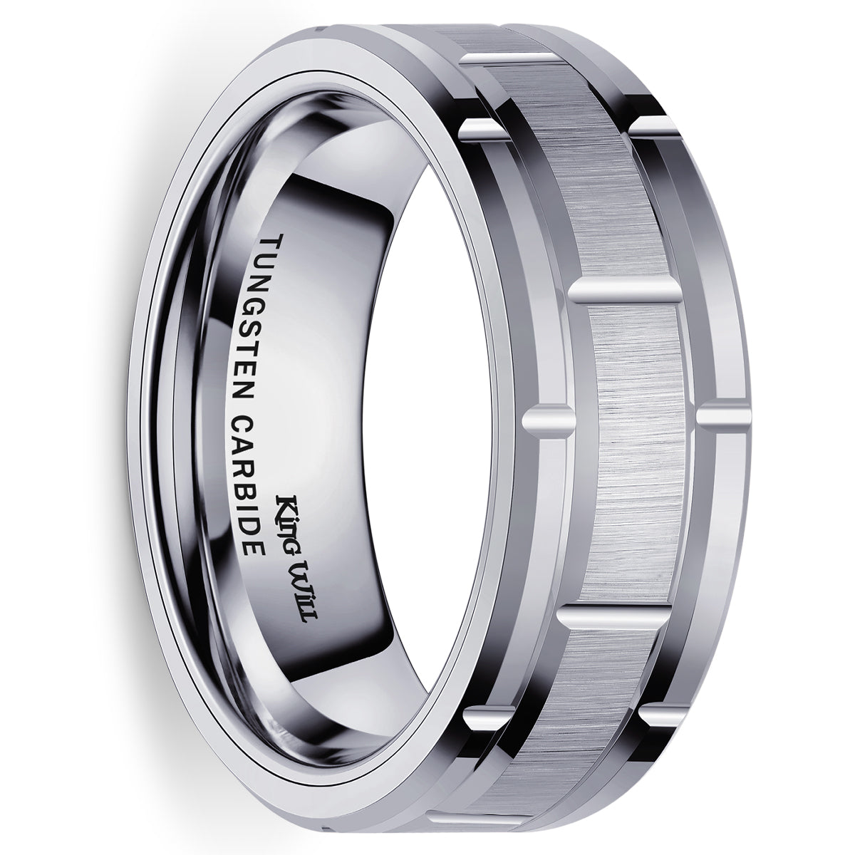King Will CLASSIC™ 8mm tungsten ring – King Will Rings