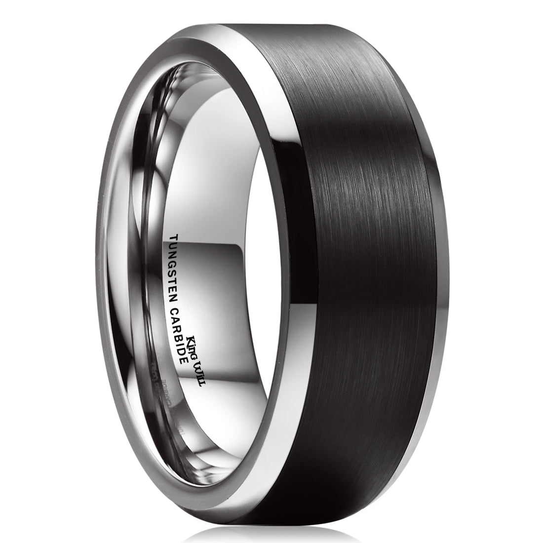 King Will DUO™ 8mm tungsten ring – King Will Rings