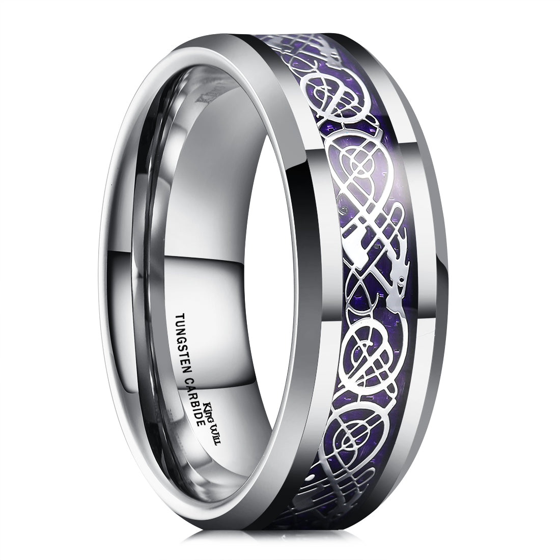 King Will DRAGON™ 8mm tungsten ring – King Will Rings