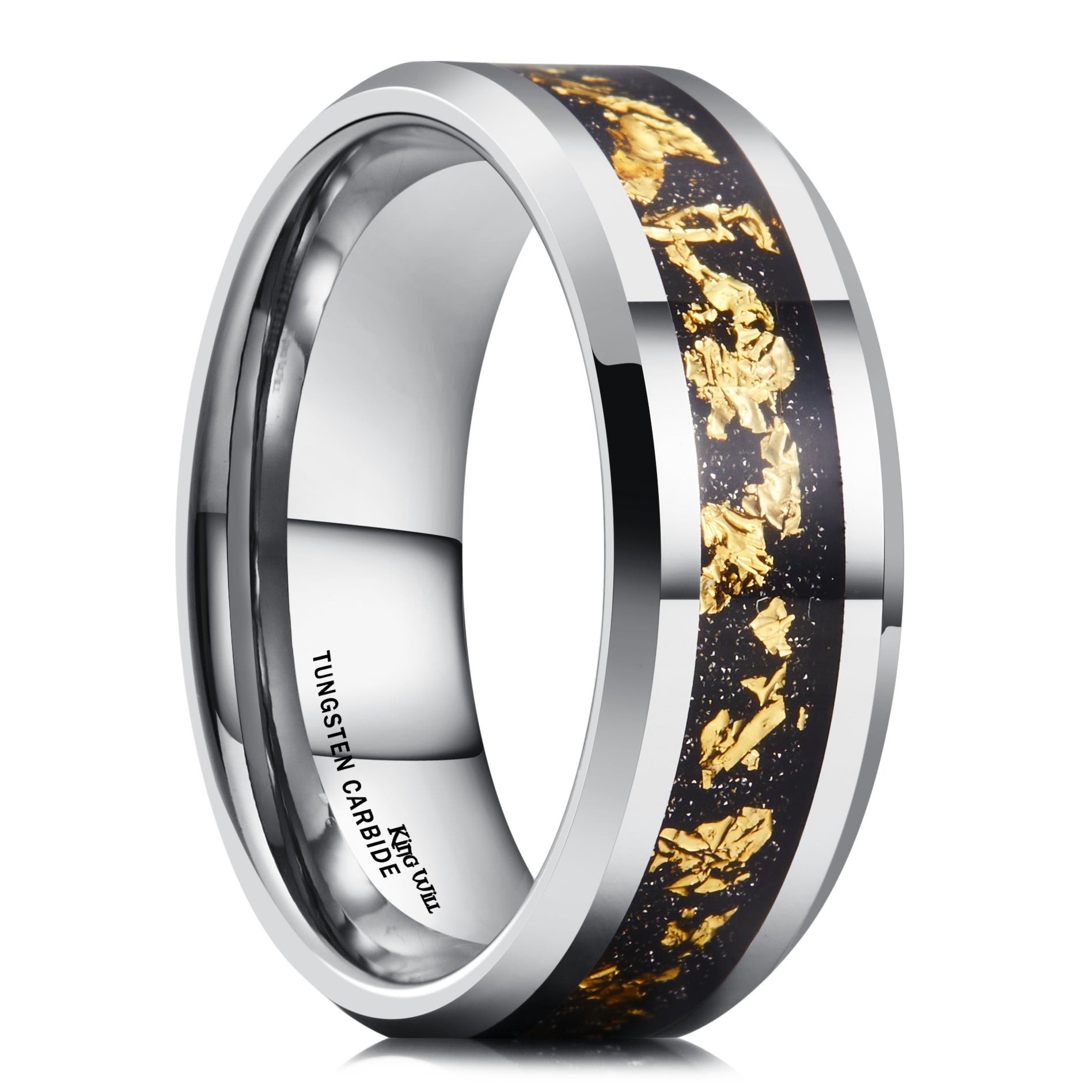 King Will GALAXY™ 8mm tungsten ring – King Will Rings