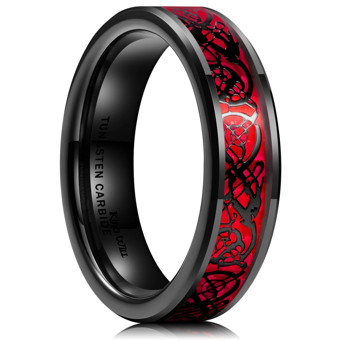 King Will Dragon™ 6mm tungsten ring – King Will Rings