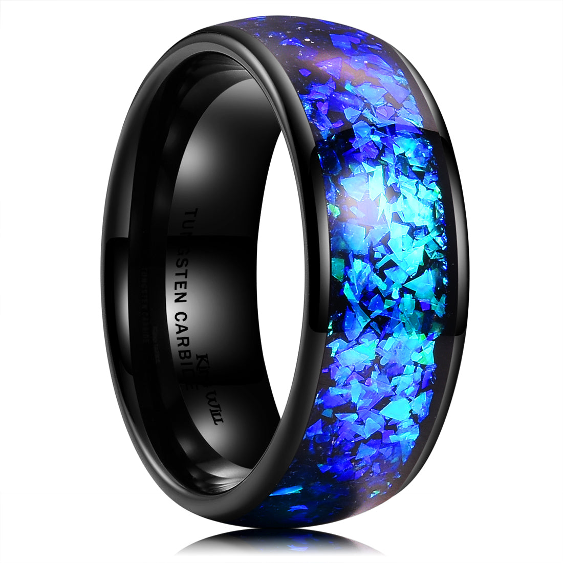 King Will GALAXY™ 8mm tungsten ring – King Will Rings