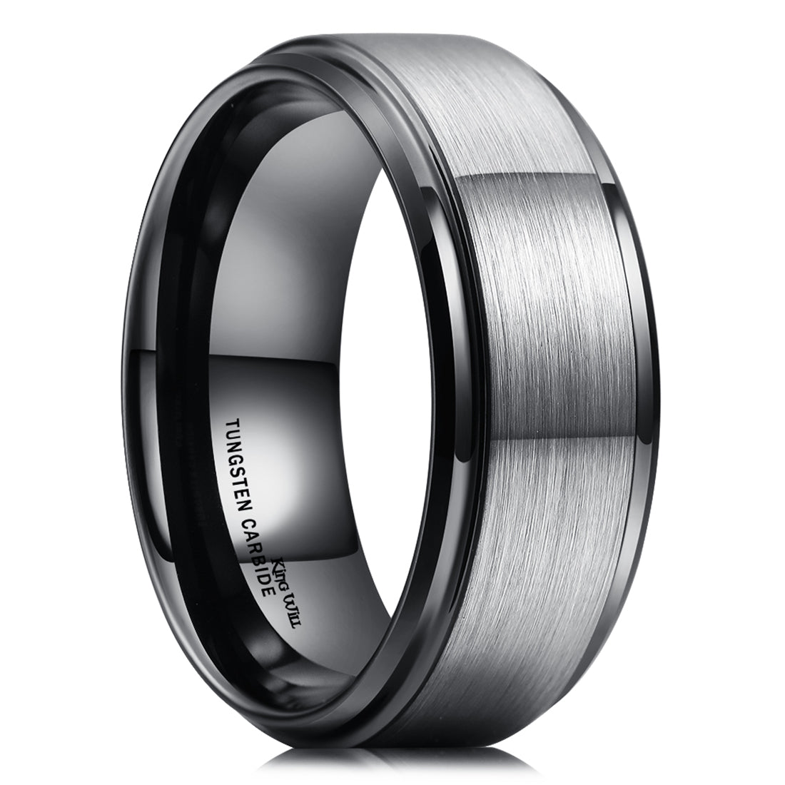 King Will DUO™ 8mm tungsten ring – King Will Rings