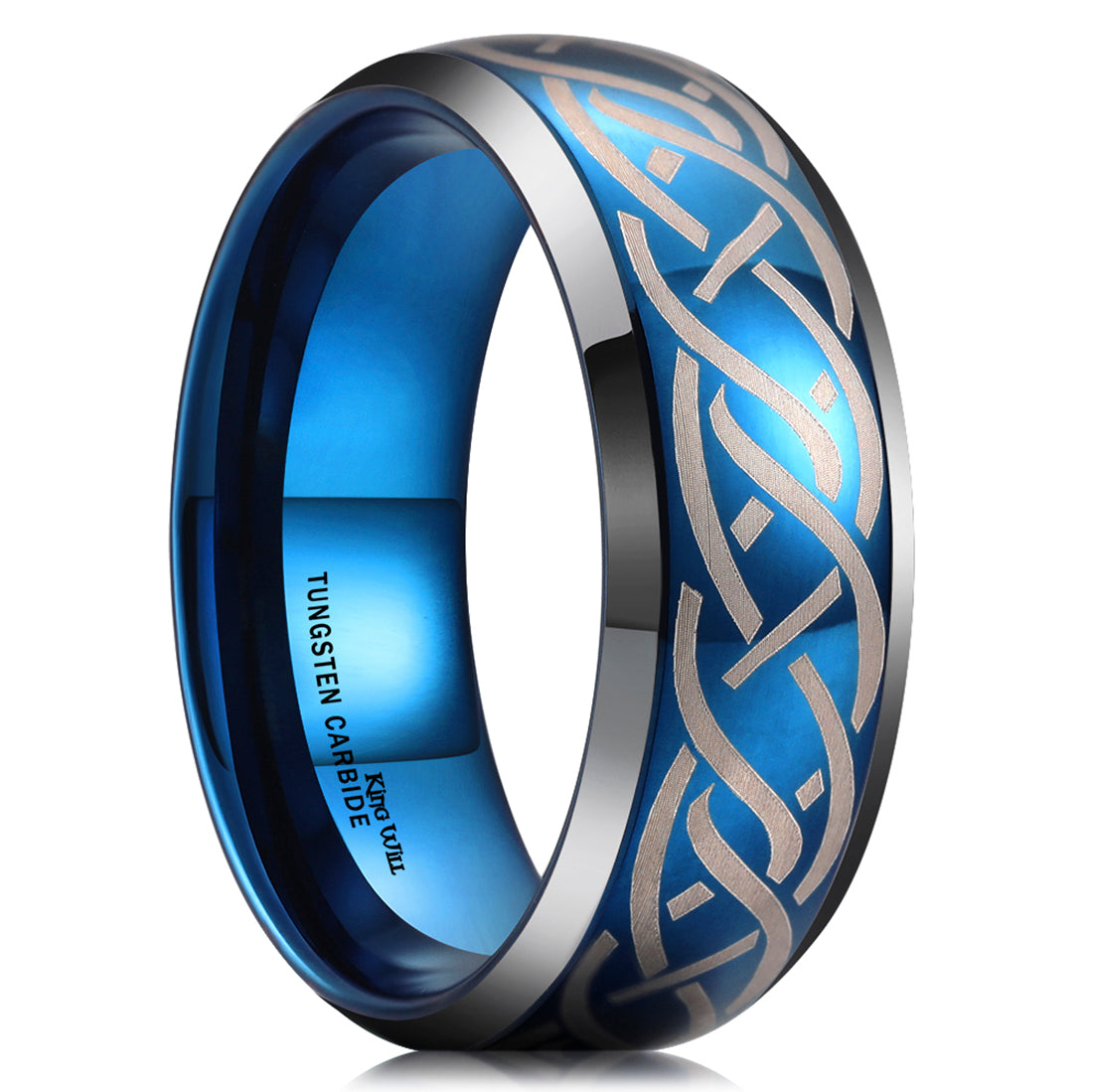 King Will CELTIC™ 8mm tungsten ring – King Will Rings
