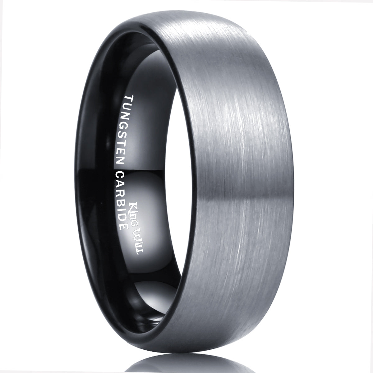 King Will DUO™ 8mm tungsten ring – King Will Rings