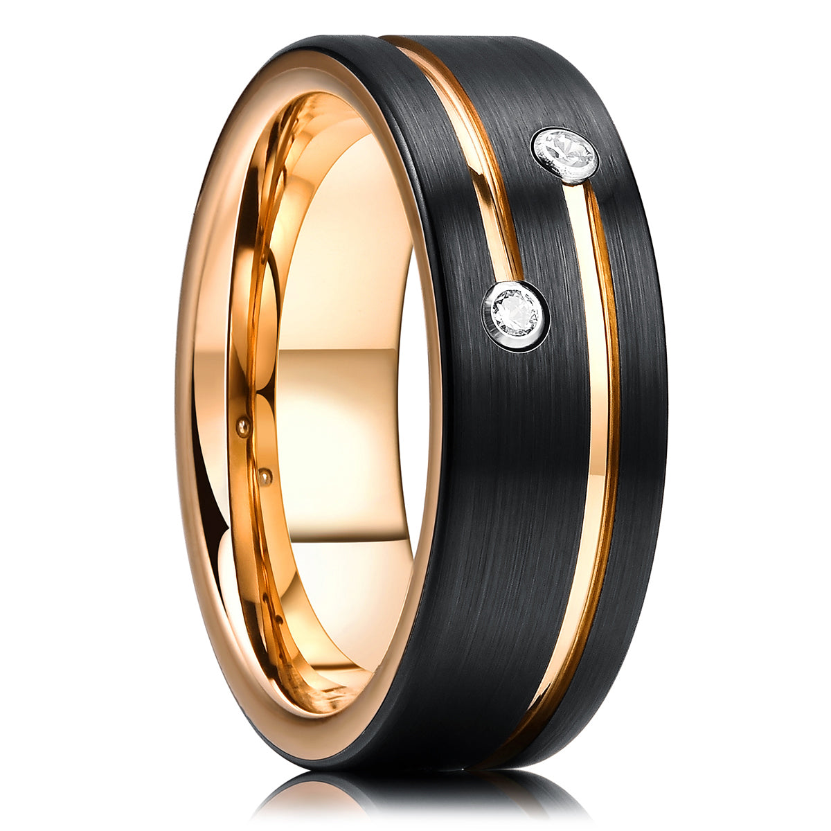 King Will GEM™ 8mm tungsten ring – King Will Rings