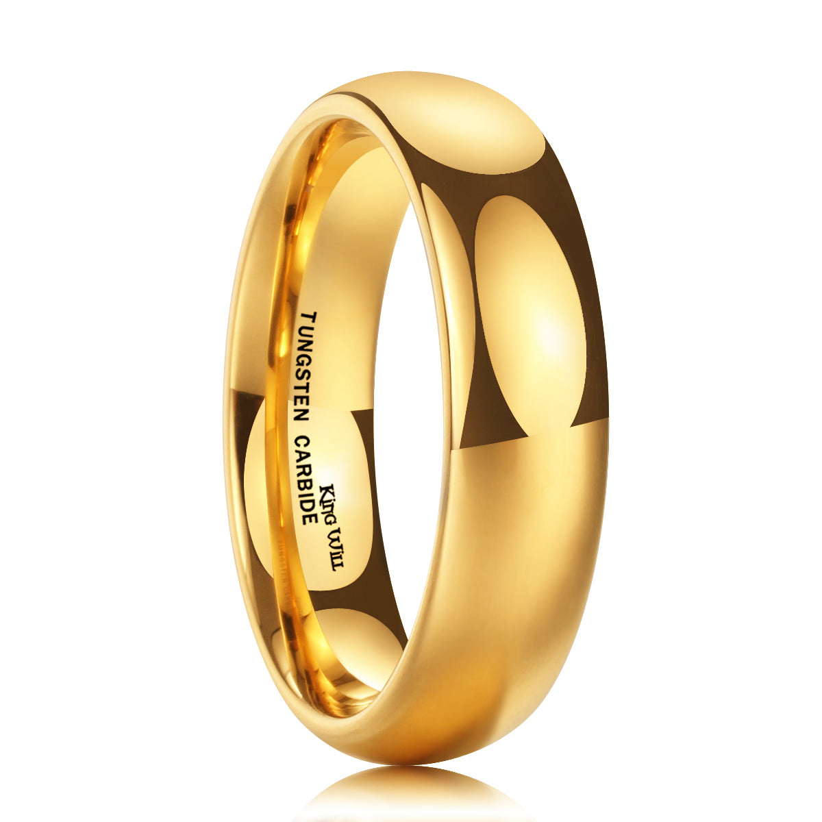 Mens Gold Wedding Bands | King Will GLORY™ – King Will Rings