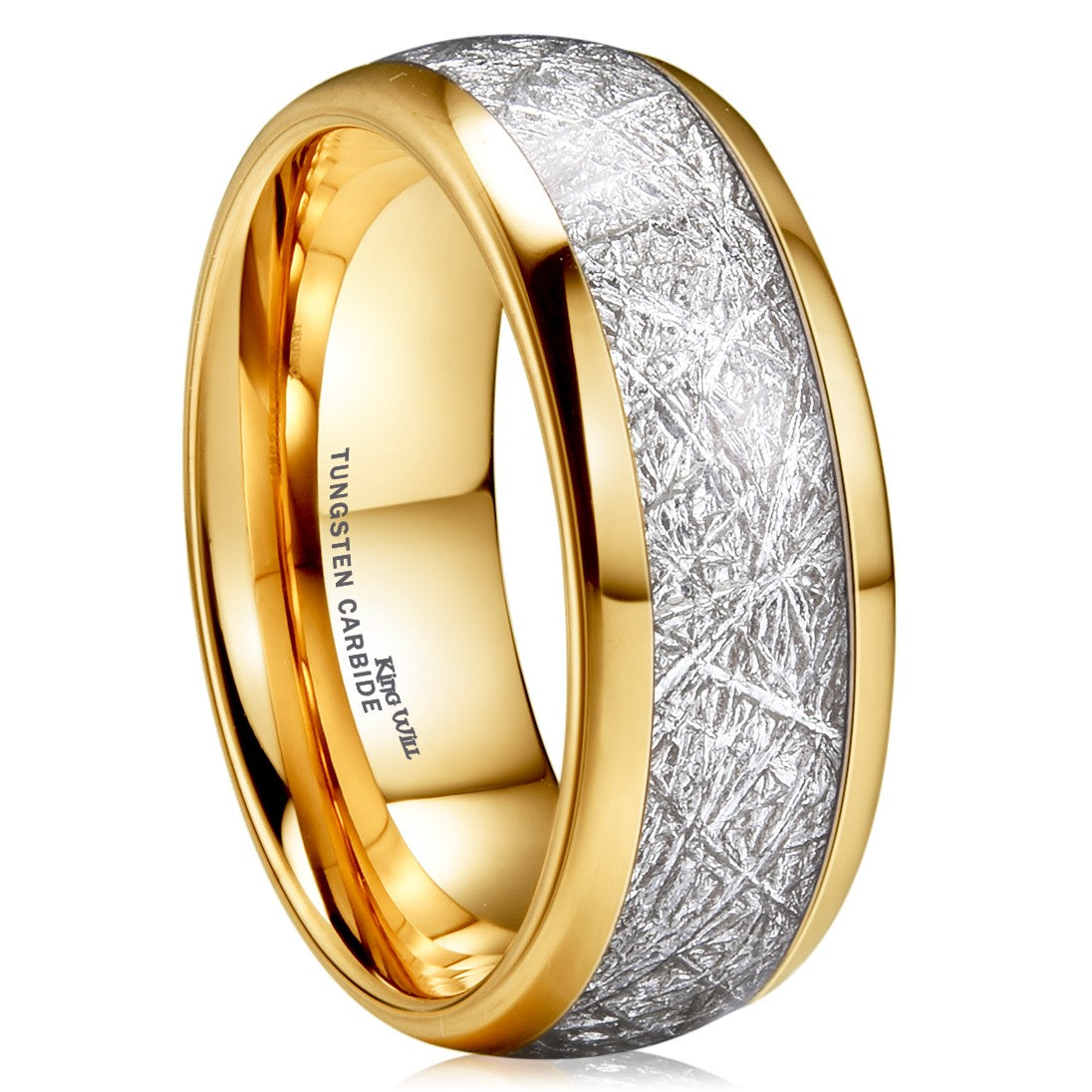 King Will Meteor™ 8mm tungsten ring – King Will Rings